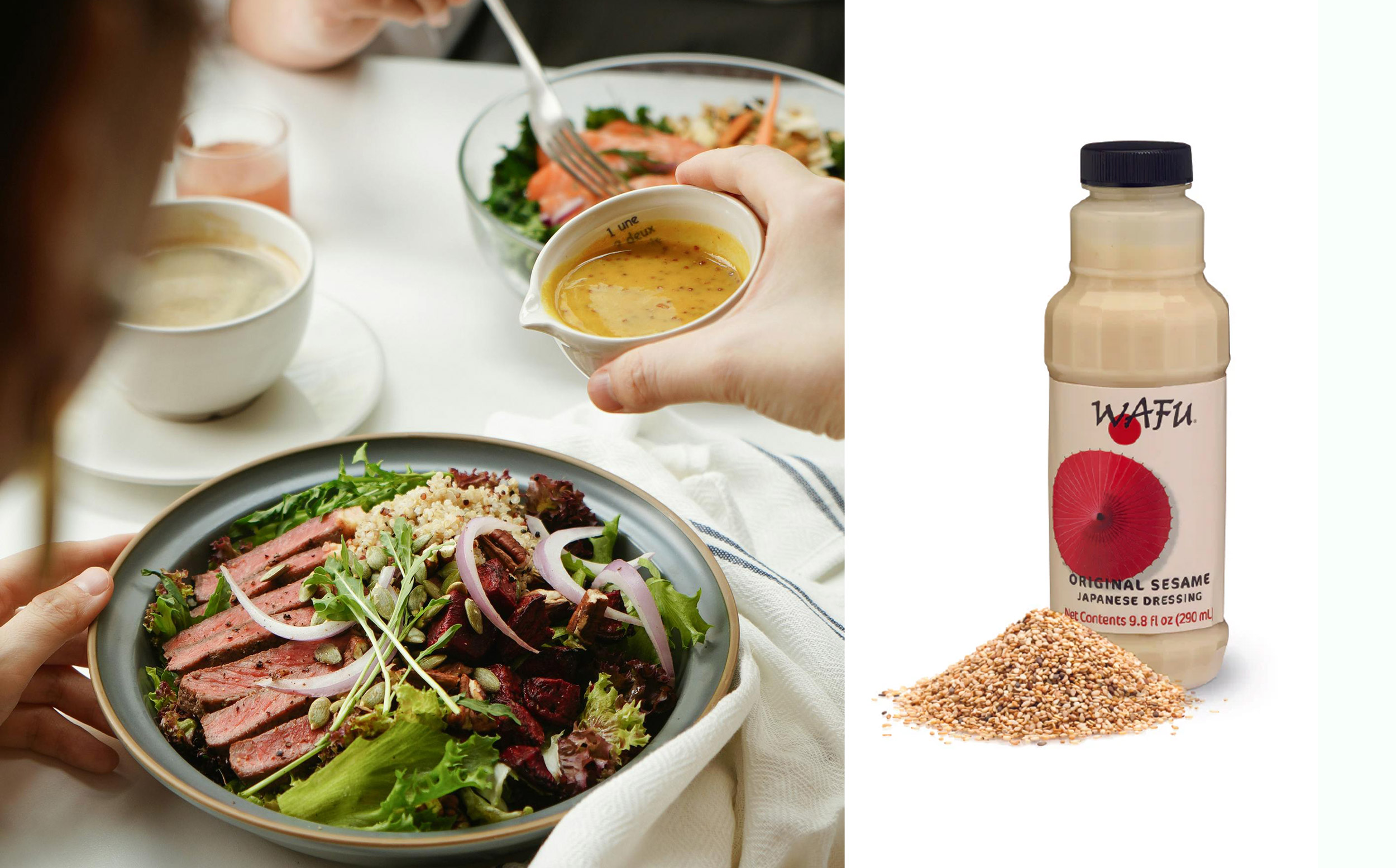 Vinaigrette Japonaise au sésame (wafu) - Saucer.fr